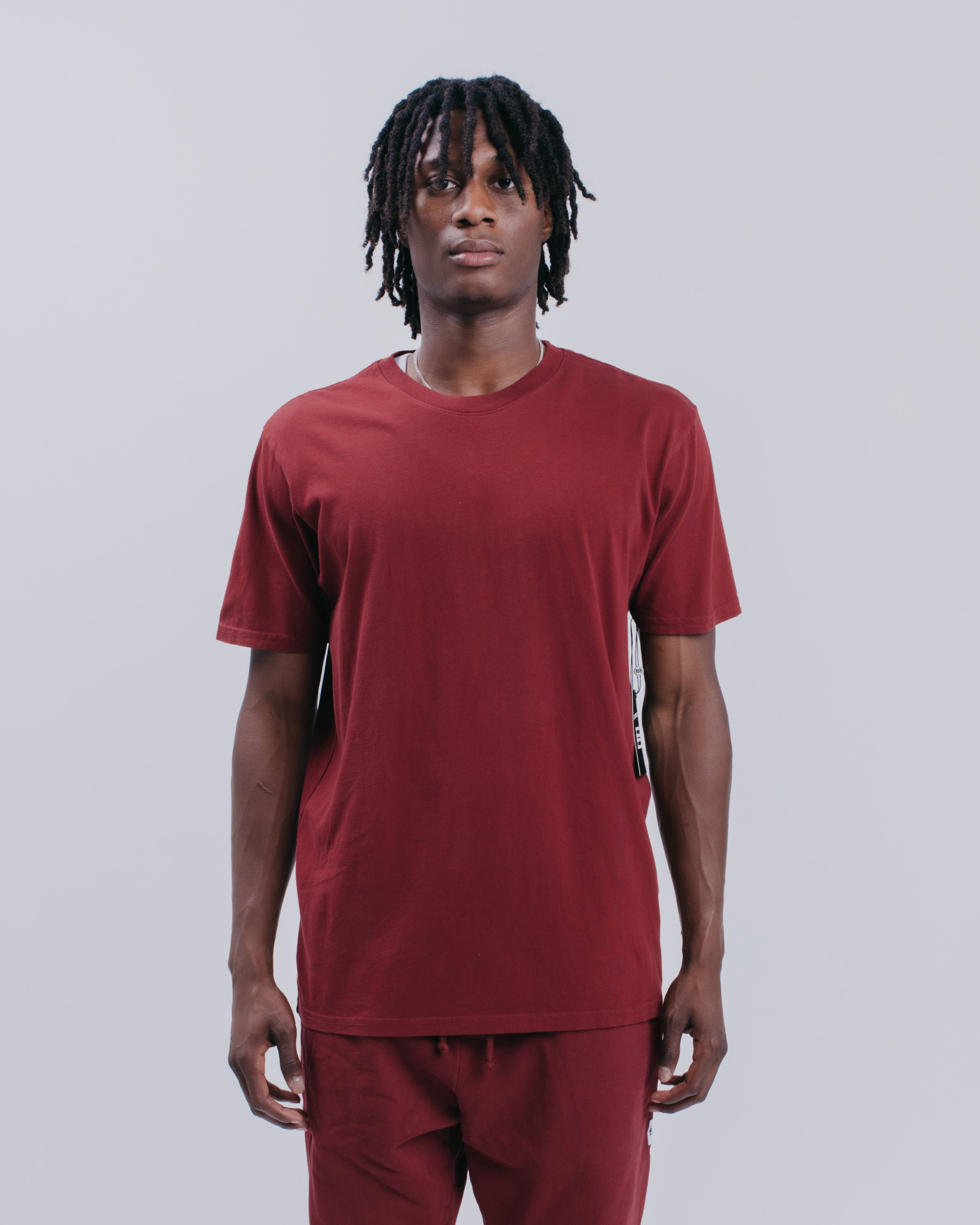 PREMIUM S/S TEE - BURGUNDY – Bridgeforth Cotton
